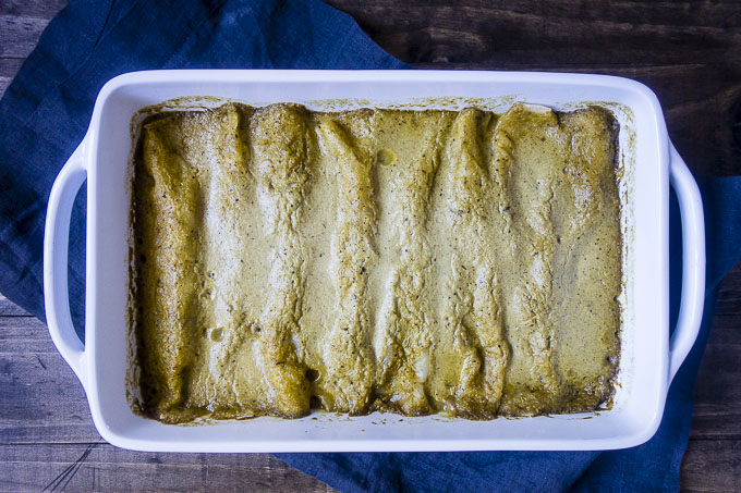 Brazilian Pulled Pork Enchiladas with Roasted Poblano Cream Sauce ...