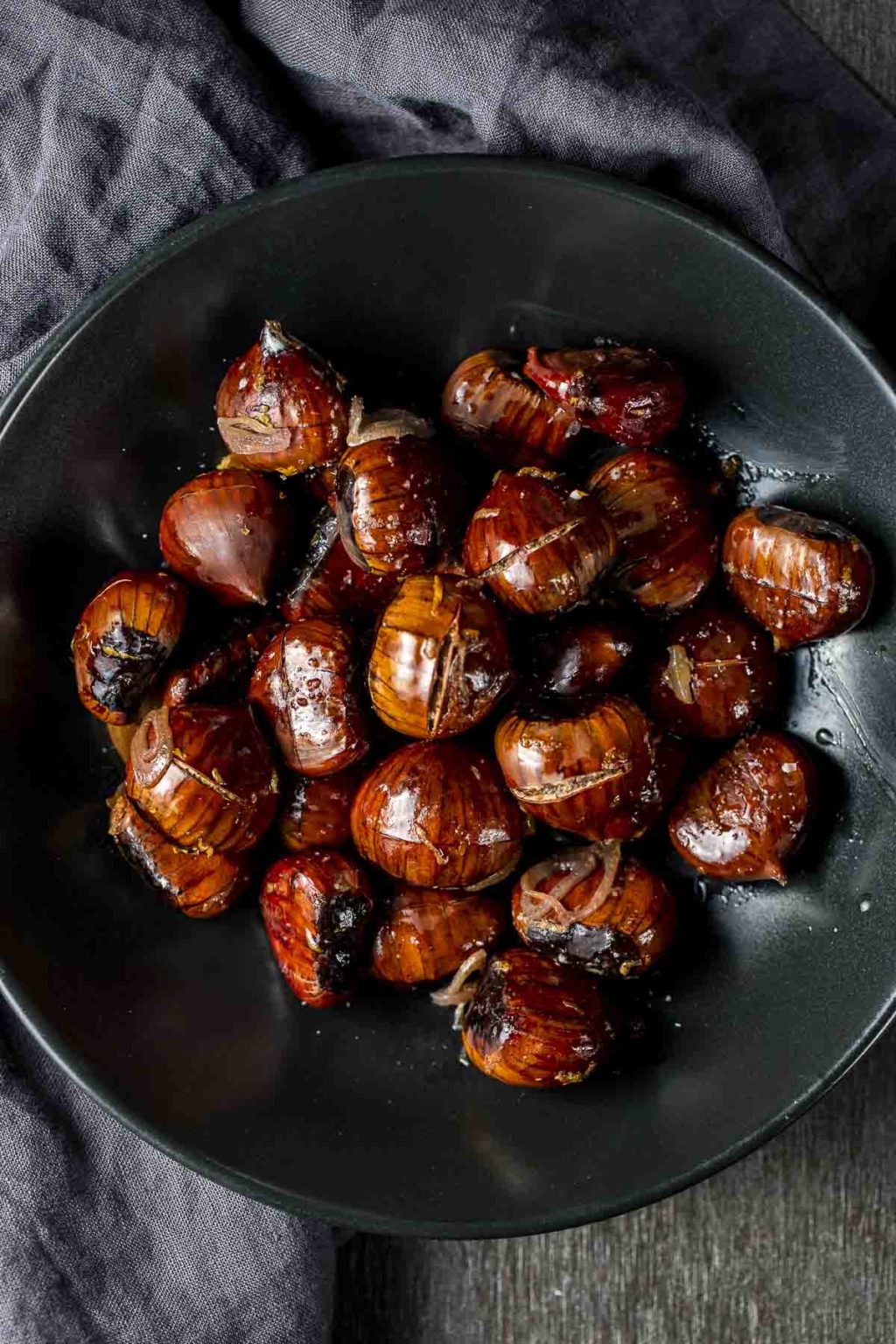 Roasted Chestnuts with Orange & Brandy - Went Here 8 This