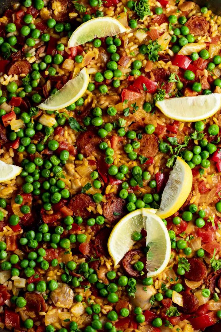 Traditional Spanish Chicken and Chorizo Paella - Went Here 8 This
