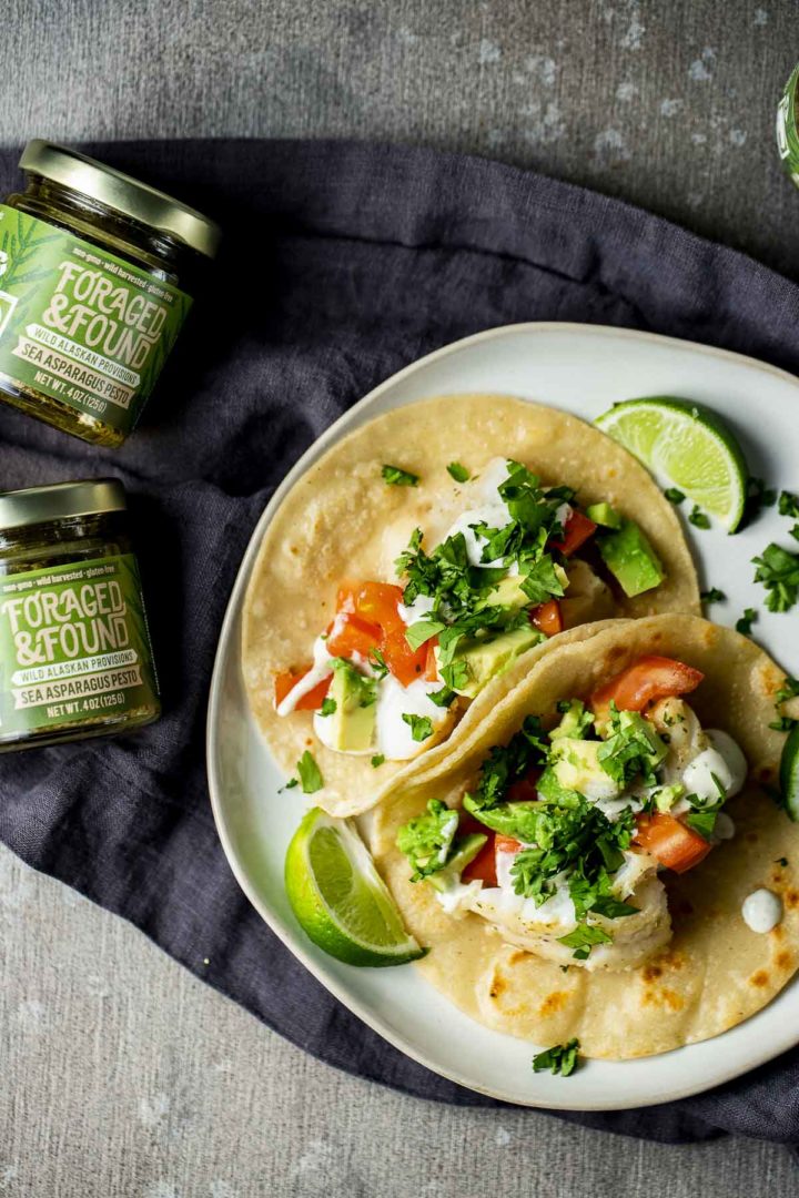 Pesto Cod Fish Tacos - Went Here 8 This
