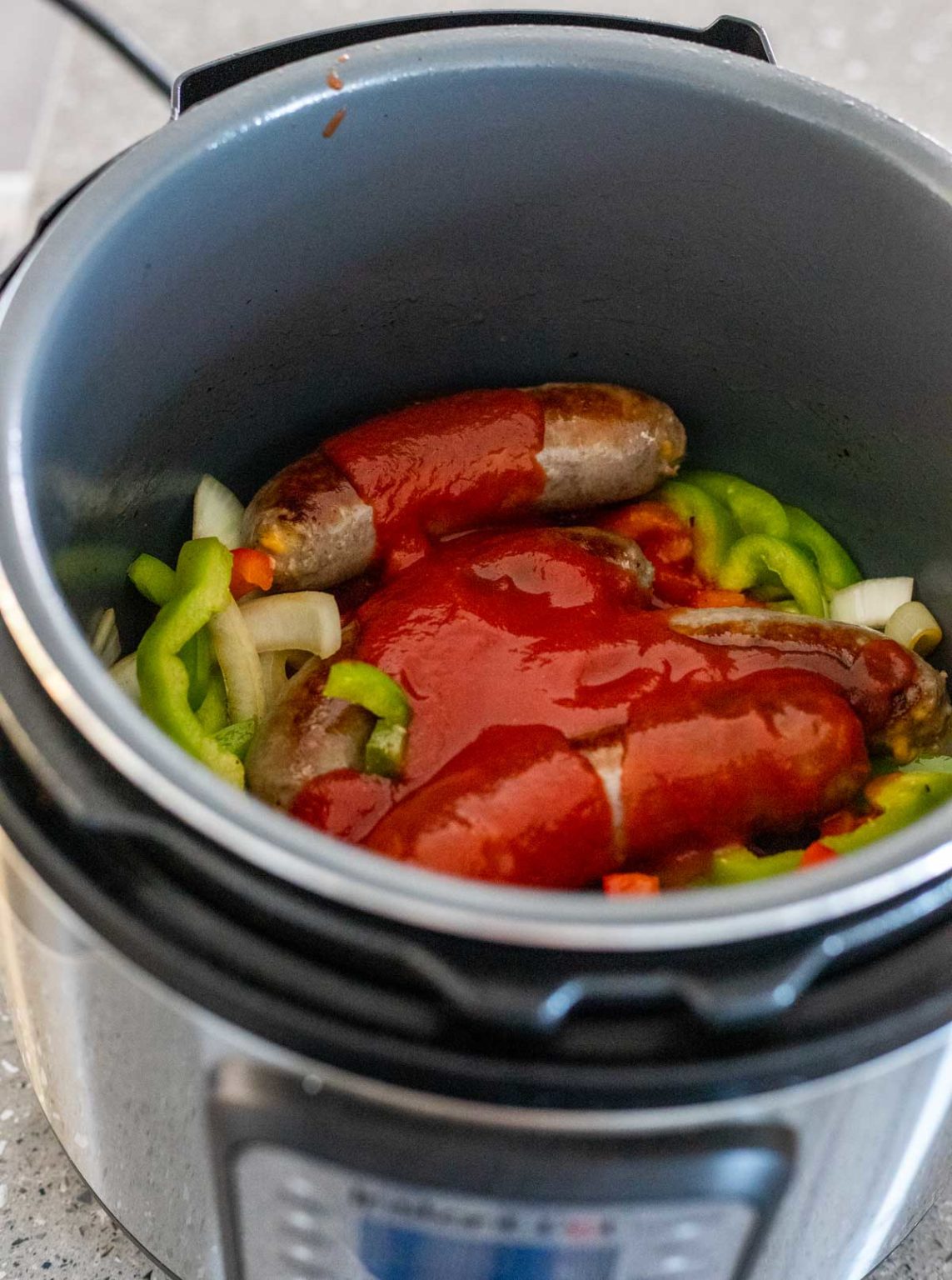 Instant Pot Sausage and Peppers - Went Here 8 This