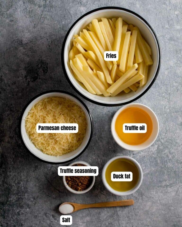 Parmesan Truffle Fries with Truffle Mayonnaise - Went Here 8 This