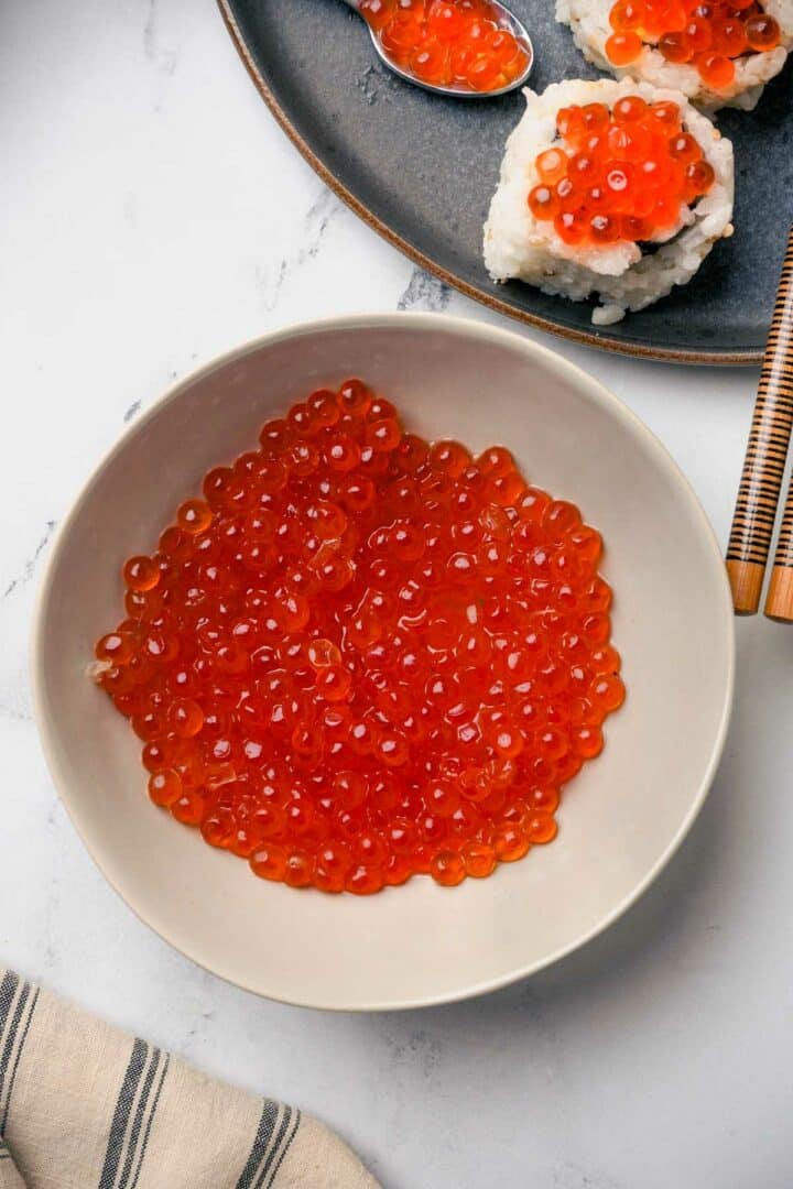 How to Make Ikura Without Sake (Cured Salmon Roe) - Went Here 8 This