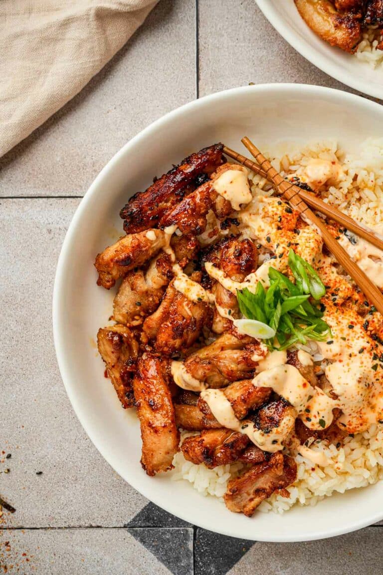 Chicken Karaage Don (Japanese Fried Chicken Rice Bowl) - Went Here 8 This