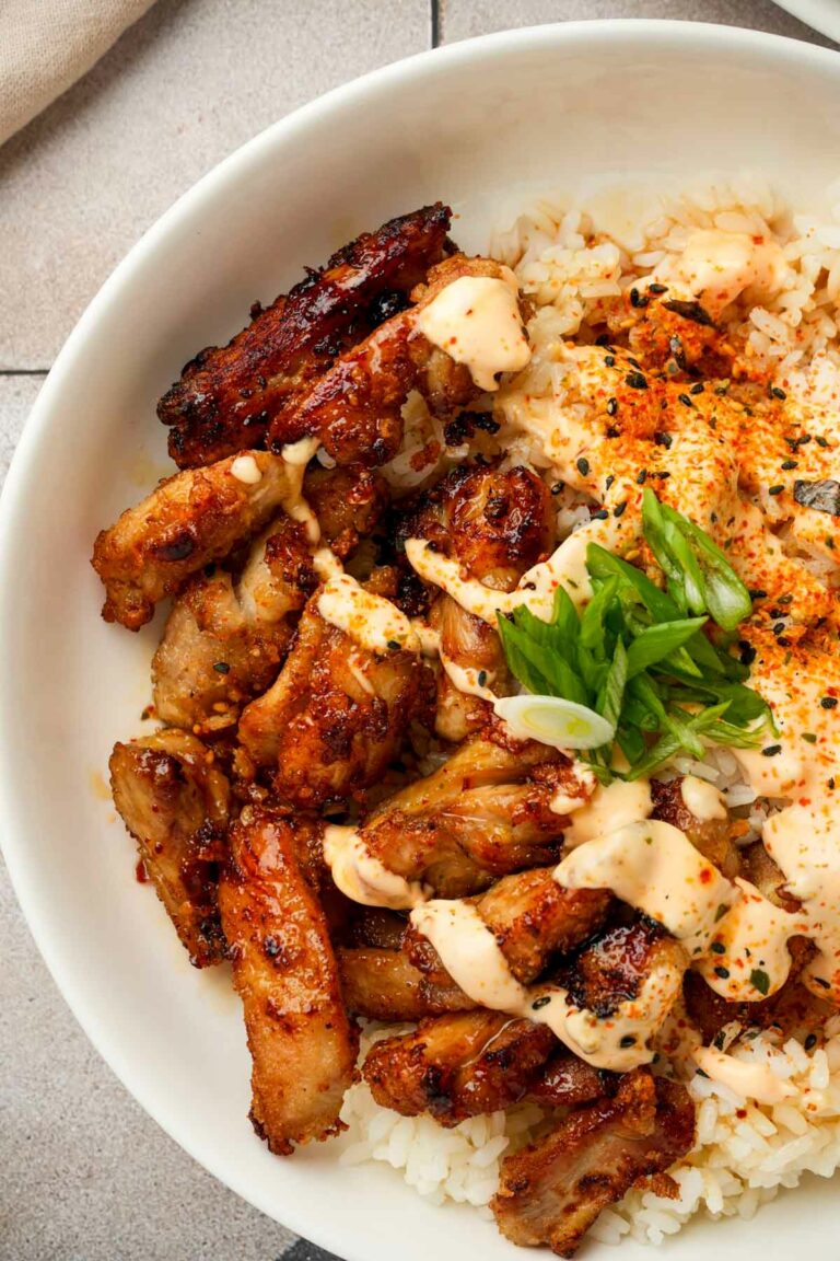Chicken Karaage Don (Japanese Fried Chicken Rice Bowl) - Went Here 8 This