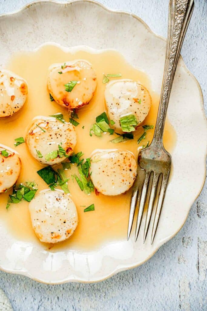 Air Fryer Scallops with Citrus Butter - Went Here 8 This