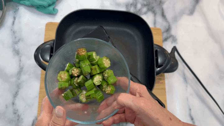 Summer Okra Pasta Salad - Went Here 8 This