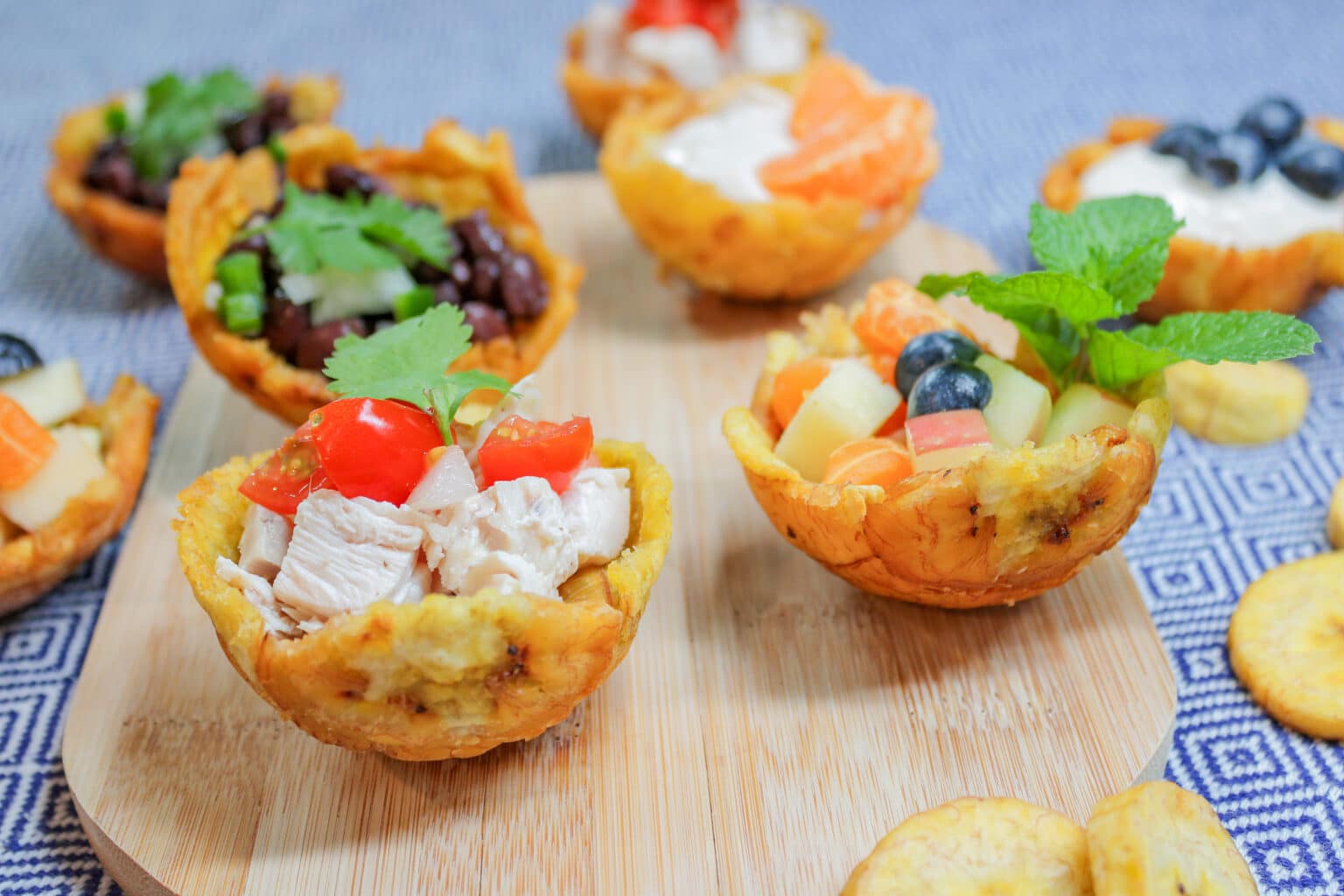 Stuffed Plantain Cups (Tostones Rellenos) - Went Here 8 This